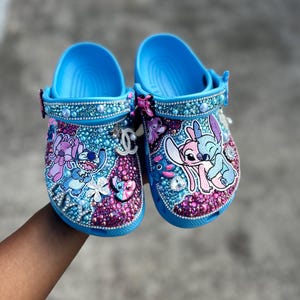 Stitch & Angel Custom Crocs - Etsy