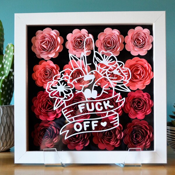 Flower Shadow Box - Etsy