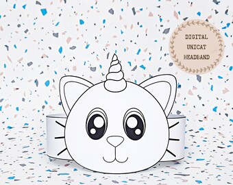Unicat Coloring - Etsy