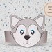Wolf Paper Crown, Animal Paper Hat for Kids, Instant Download Paper ...