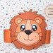 Lion Paper Crown, Animal Paper Hat for Kids, Instant Download Paper ...