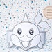 Dolphin Paper Coloring Crown Animal Paper Hat for Kids - Etsy