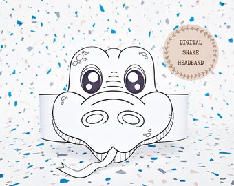 Hedgehog Paper Crown Animal Paper Hat for Kids (Instant Download) - Etsy