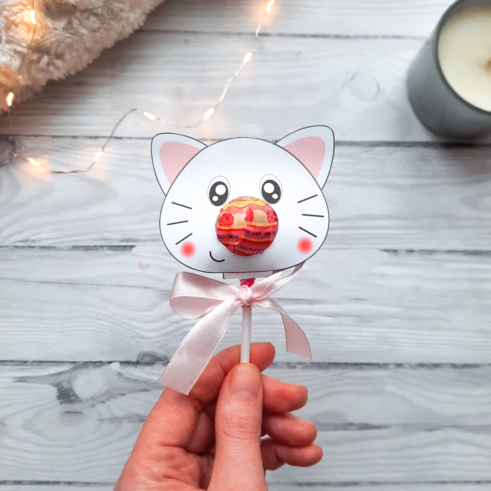 Cat Lollipop Instant Download Lollipop Holderpdf File - Etsy