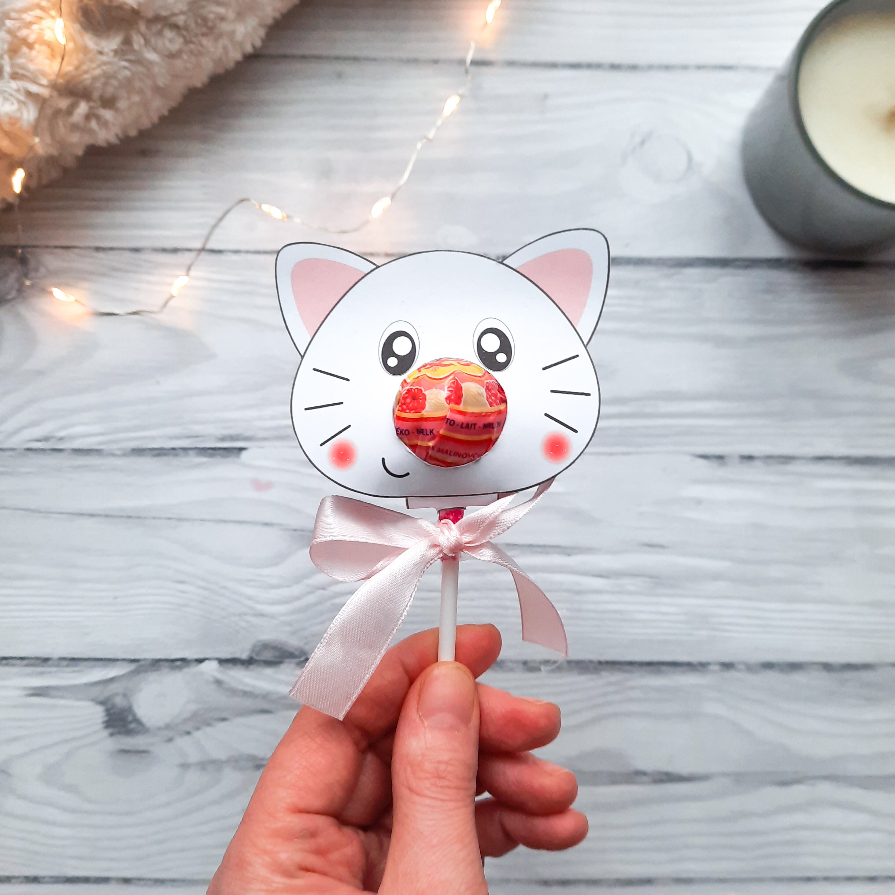 Cat Lollipop Instant Download Lollipop Holderpdf File - Etsy