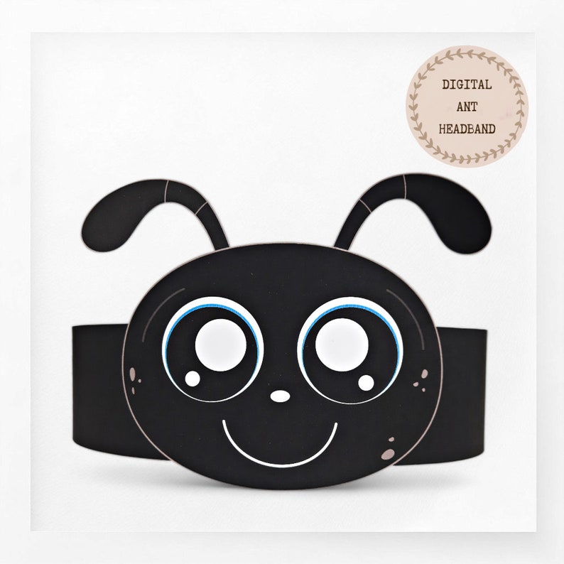 Ant Paper Crown, Animal Paper Hat for Kids, Instant Download Paper ...