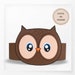 Owl Paper Crown, Animal Paper Hat for Kids, Instant Download Paper ...