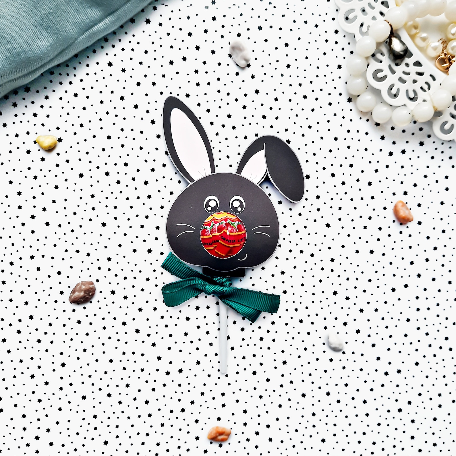 Bunny Lollipop, Rabbit Instant Download Lollipop Holder,pdf File ...