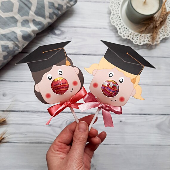 Graduate Girl Lollipop Instant Download Lollipop Holderpdf - Etsy