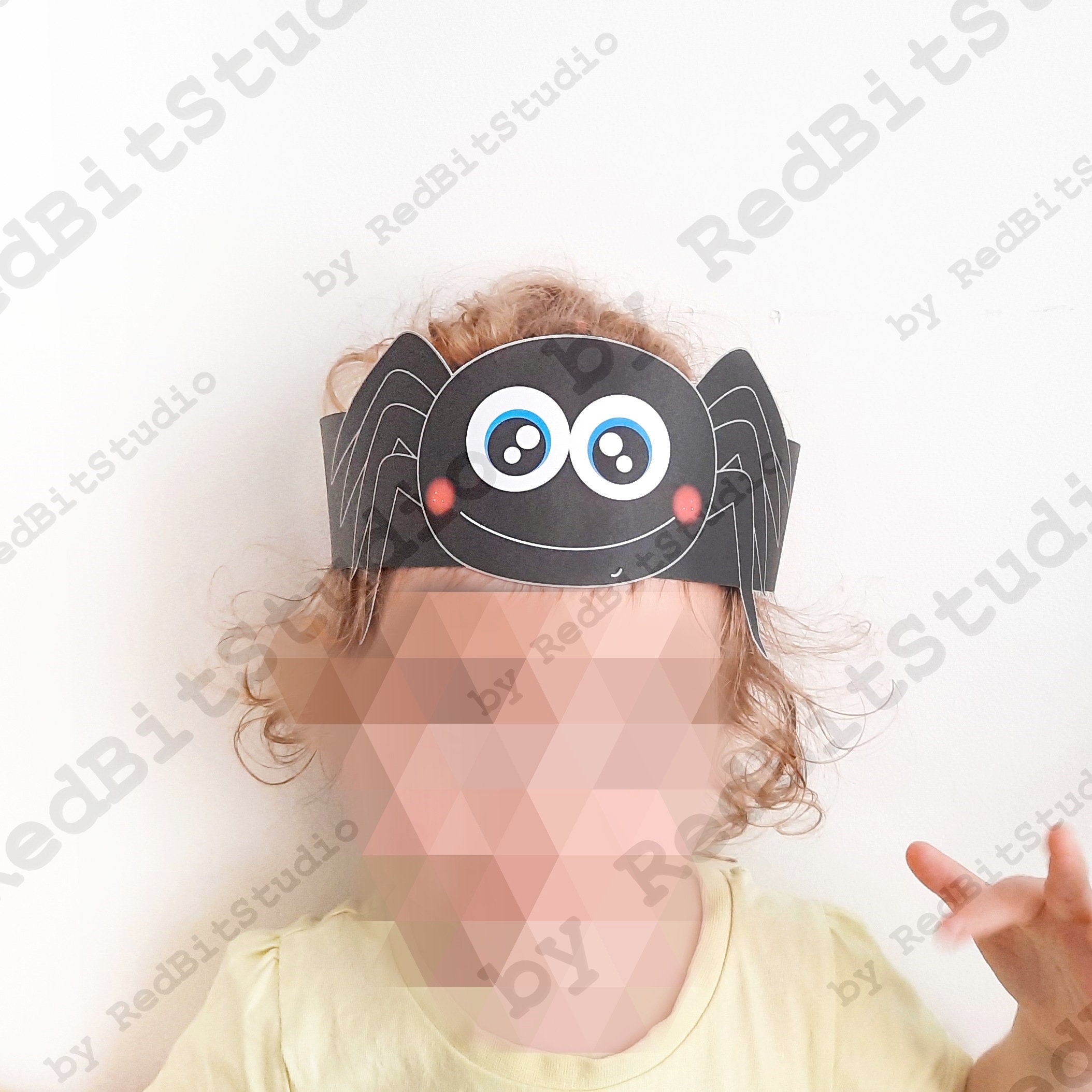 Spider Paper Crown, Animal Paper Hat for Kids, Instant Download Paper ...