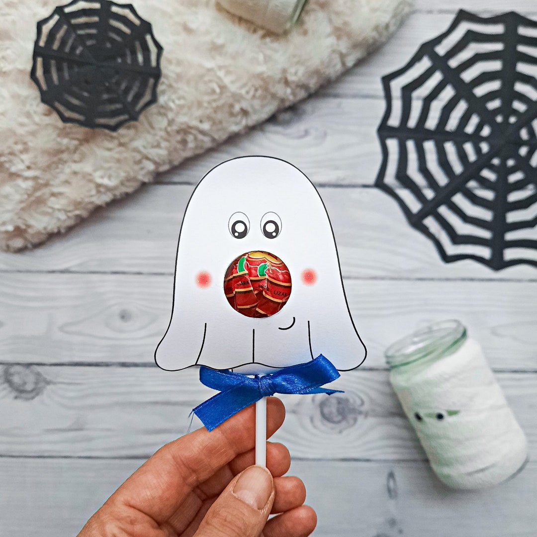 Ghost Lollipop, Instant Download Lollipop Holder,pdf File, Digital ...