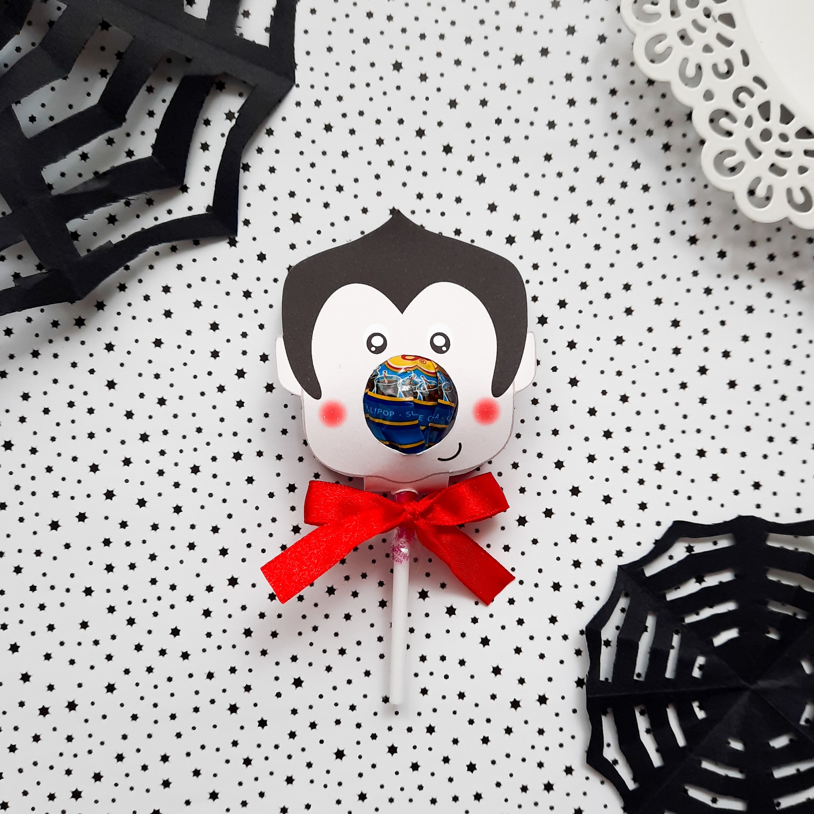 Dracula Lollipop, Instant Download Lollipop Holder, PDF File, Digital ...