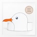 Seagull Paper Crown, Bird Paper Hat for Kids, Instant Download Paper ...