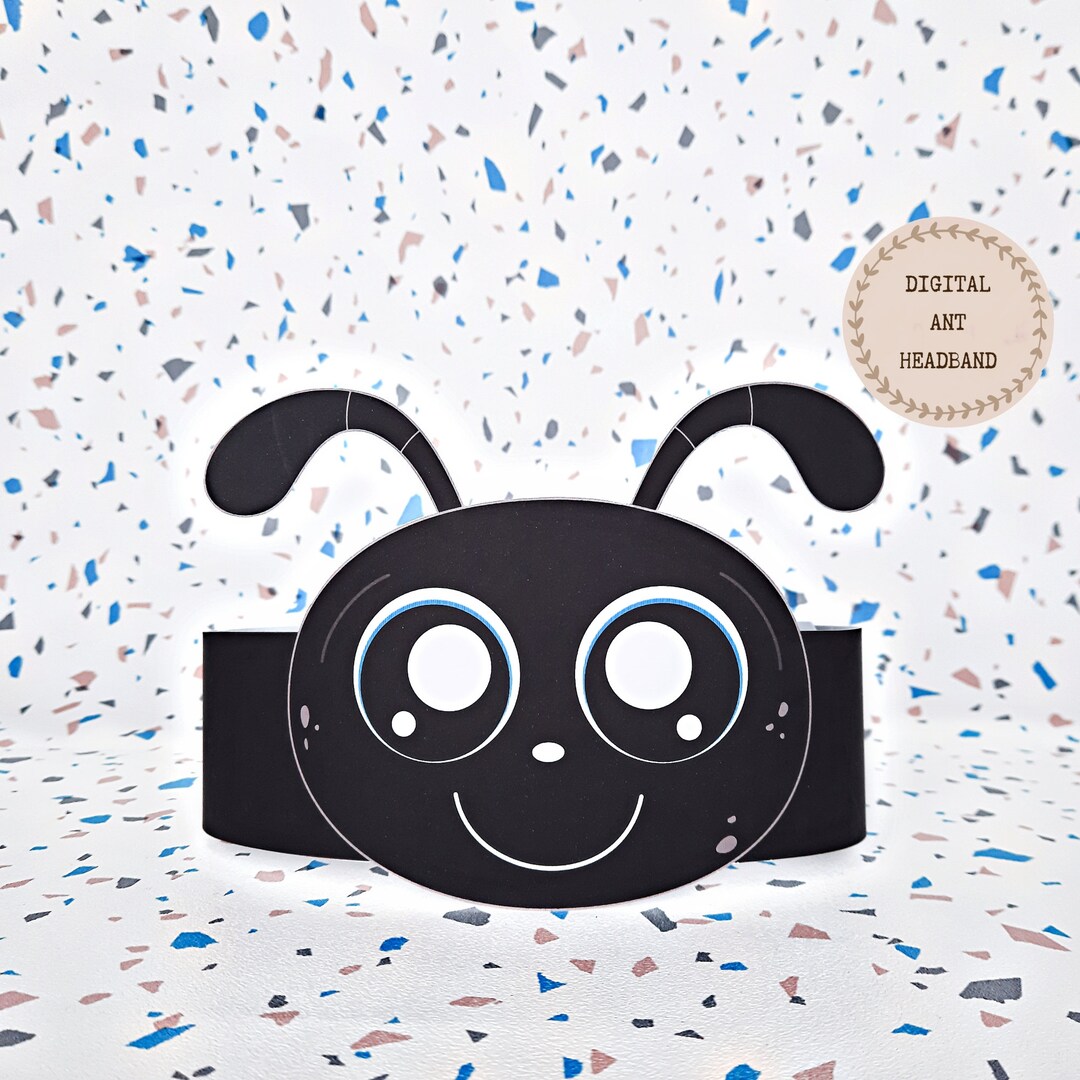 Ant Paper Crown, Animal Paper Hat for Kids, Instant Download Paper ...