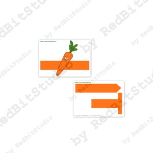 Carrot Paper Crown,vegetable Paper Hat for Kids,instant Download Paper ...