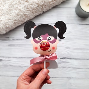 Super Kid Lollipop, Instant Download Lollipop Holder,pdf File, Digital ...