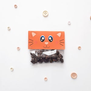 Cat Bag Topper,birthday Treat Bag Toppers, Instant Download Favor Bag ...