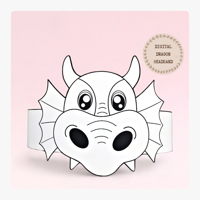 Mythical Mask Template - Etsy