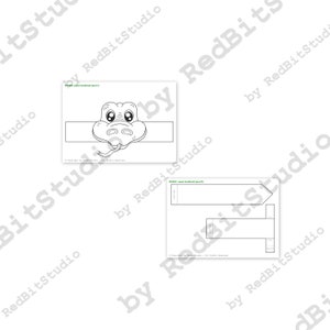 Snake Paper Coloring Crown, Animal Paper Hat for Kids, Instant Download ...