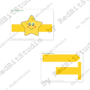 Star Paper Crown, Christmas Paper Hat for Kids, Instant Download Paper ...
