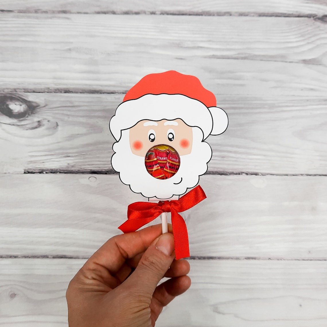 Santa Claus Lollipop, Instant Download Lollipop Holder,pdf File ...