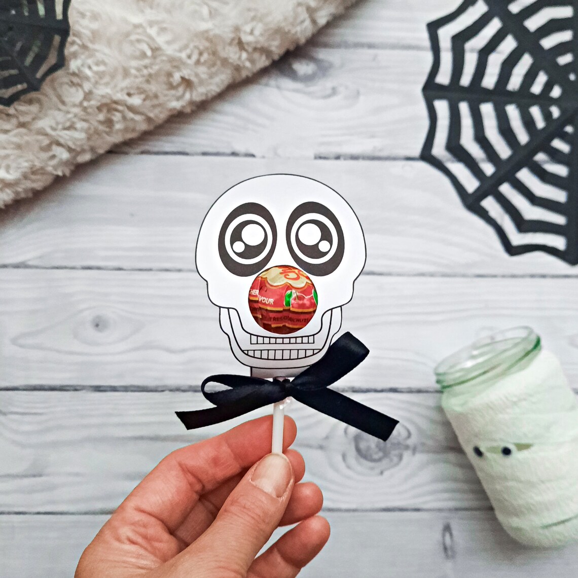 Skeleton Lollipop Instant Download Lollipop Holderpdf File - Etsy