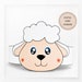Sheep Paper Crown, Animal Paper Hat for Kids, Instant Download Paper ...