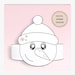 Snowman Paper Coloring Crown, Christmas Paper Hat for Kids, Instant ...