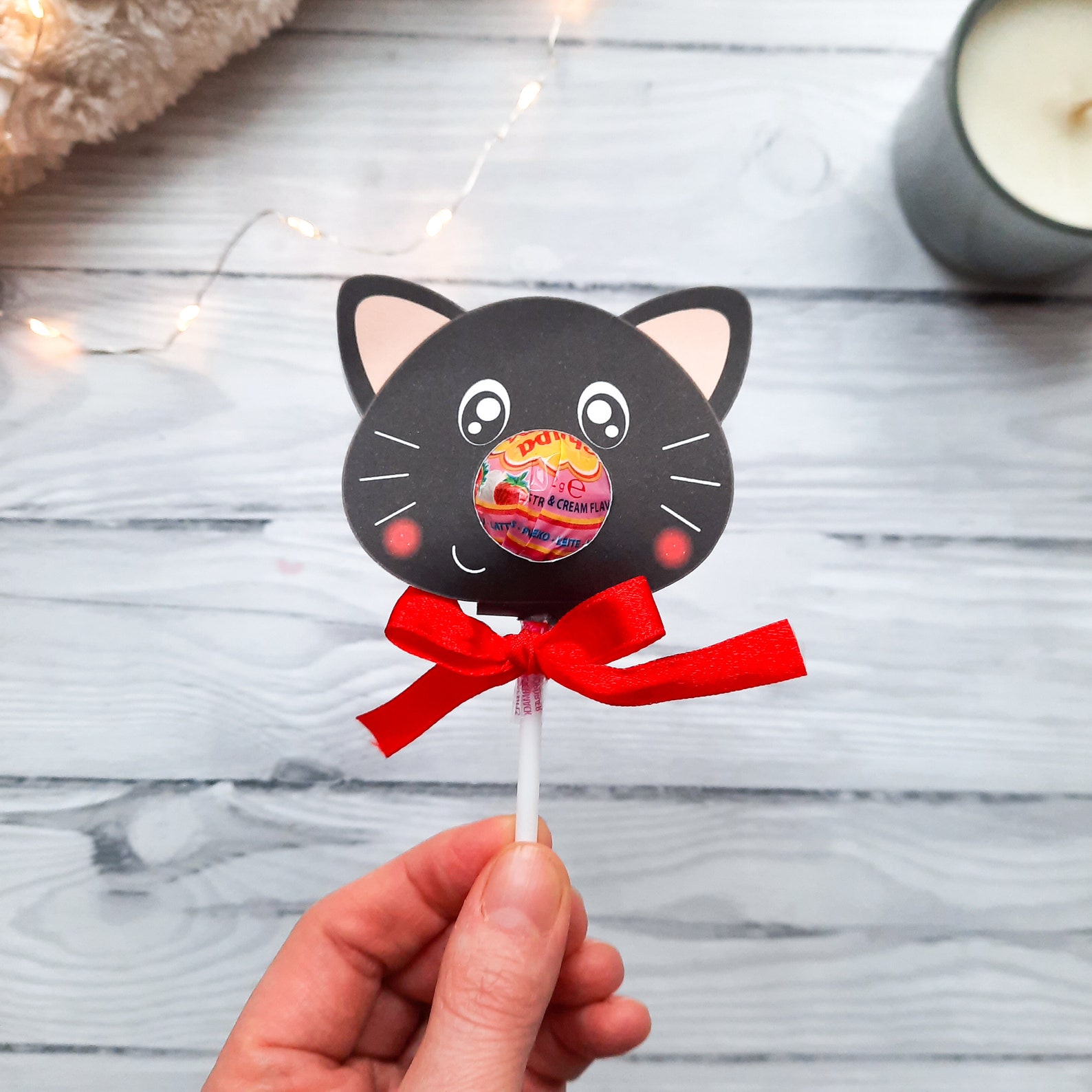 Cat Lollipop Instant Download Lollipop Holderpdf File - Etsy