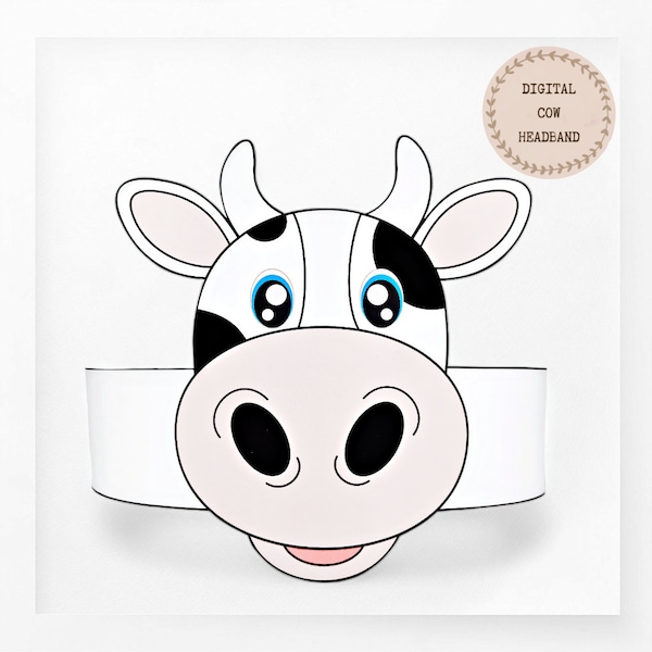 Cow Headband - Etsy