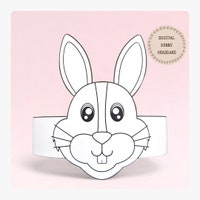 Mole Paper Crown, Animal Paper Hat for Kids, Instant Download Paper ...