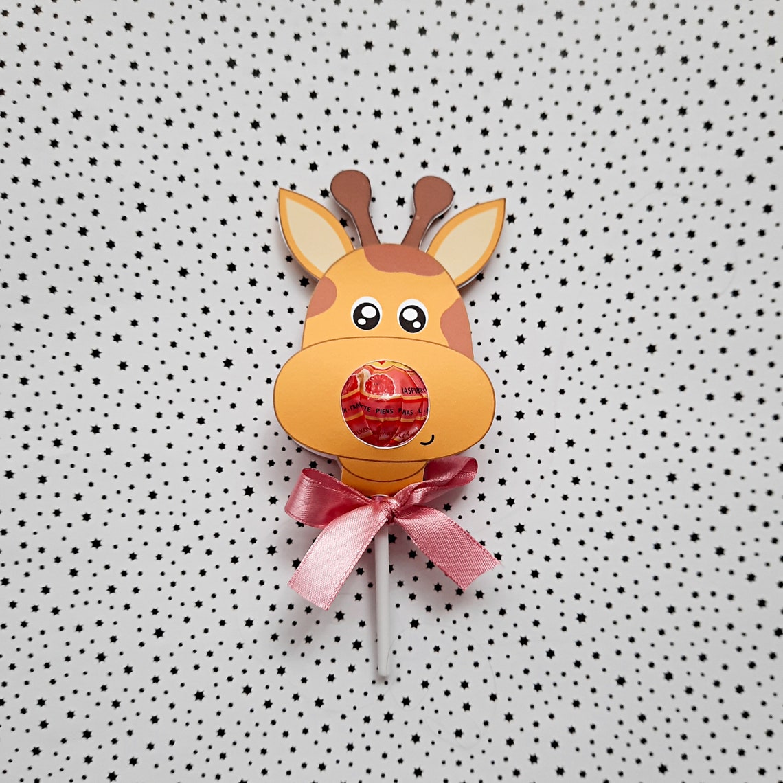 Giraffe Lollipop, Instant Download Lollipop Holder,pdf File, Digital ...