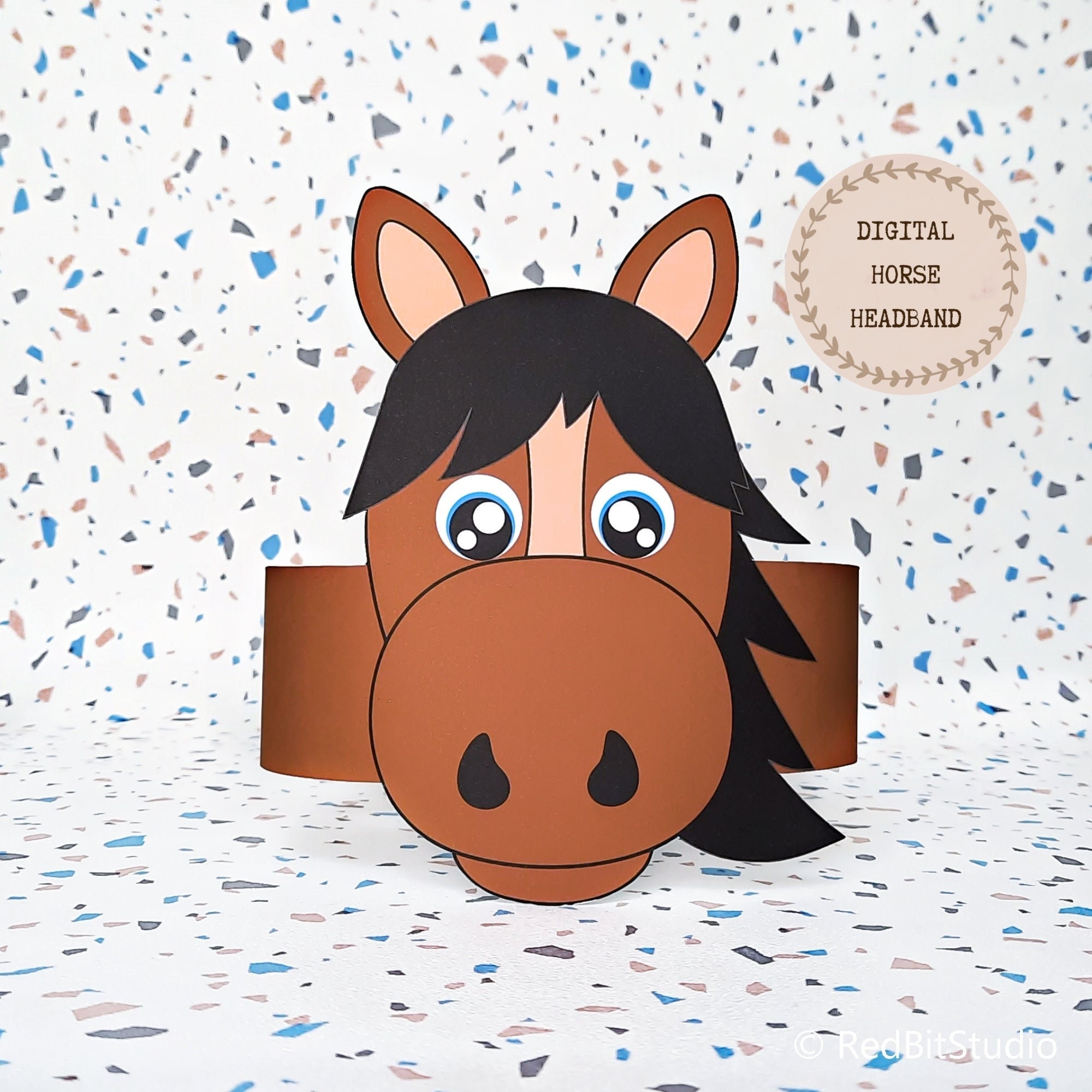 Printable Horse Mask