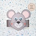 Mouse Paper Crown Animal Paper Hat for Kids Instant Download - Etsy