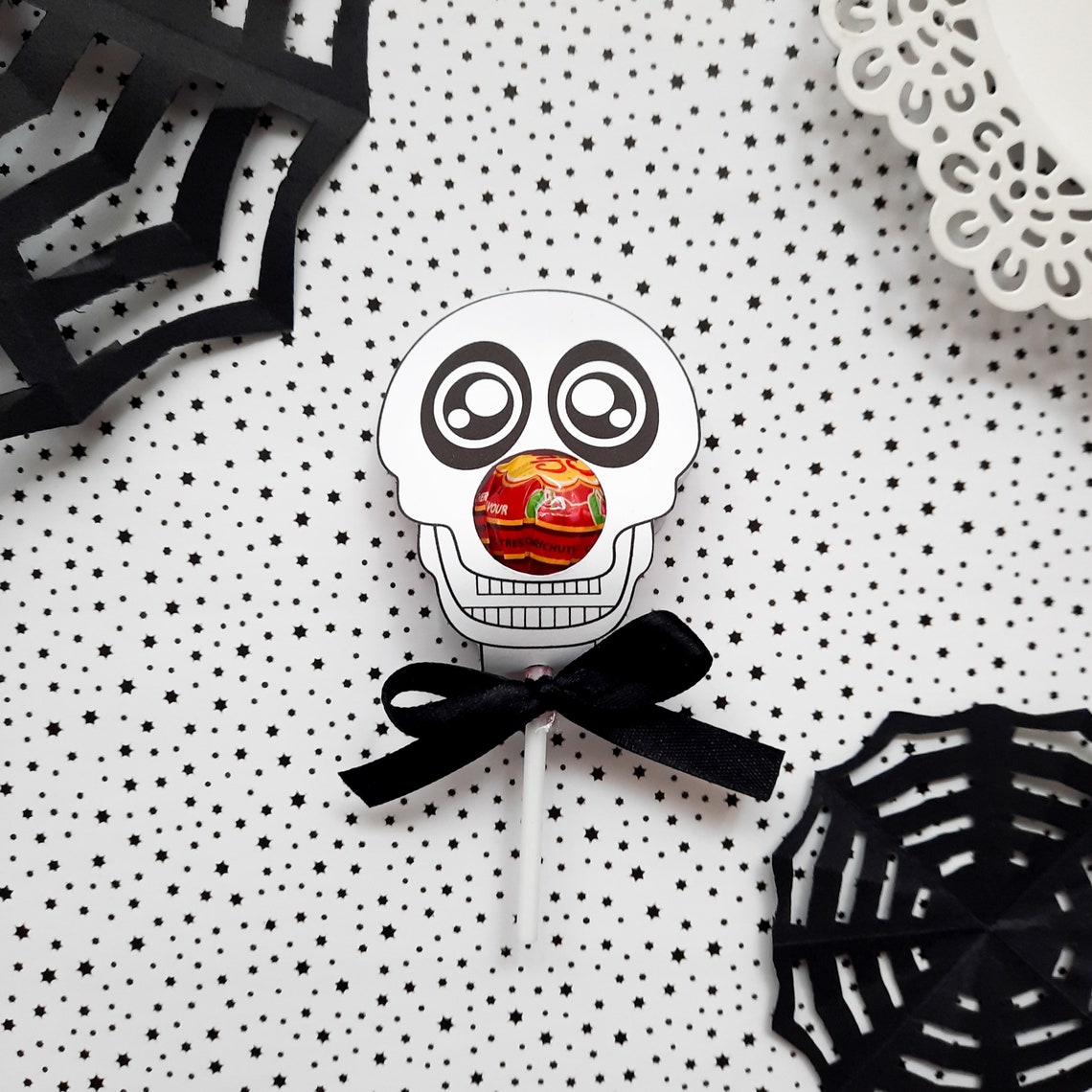 Skeleton Lollipop, Instant Download Lollipop Holder,pdf File, Digital ...