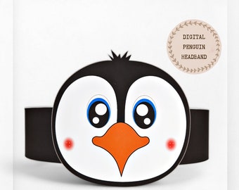 Penguin Crown Printable - Etsy Canada