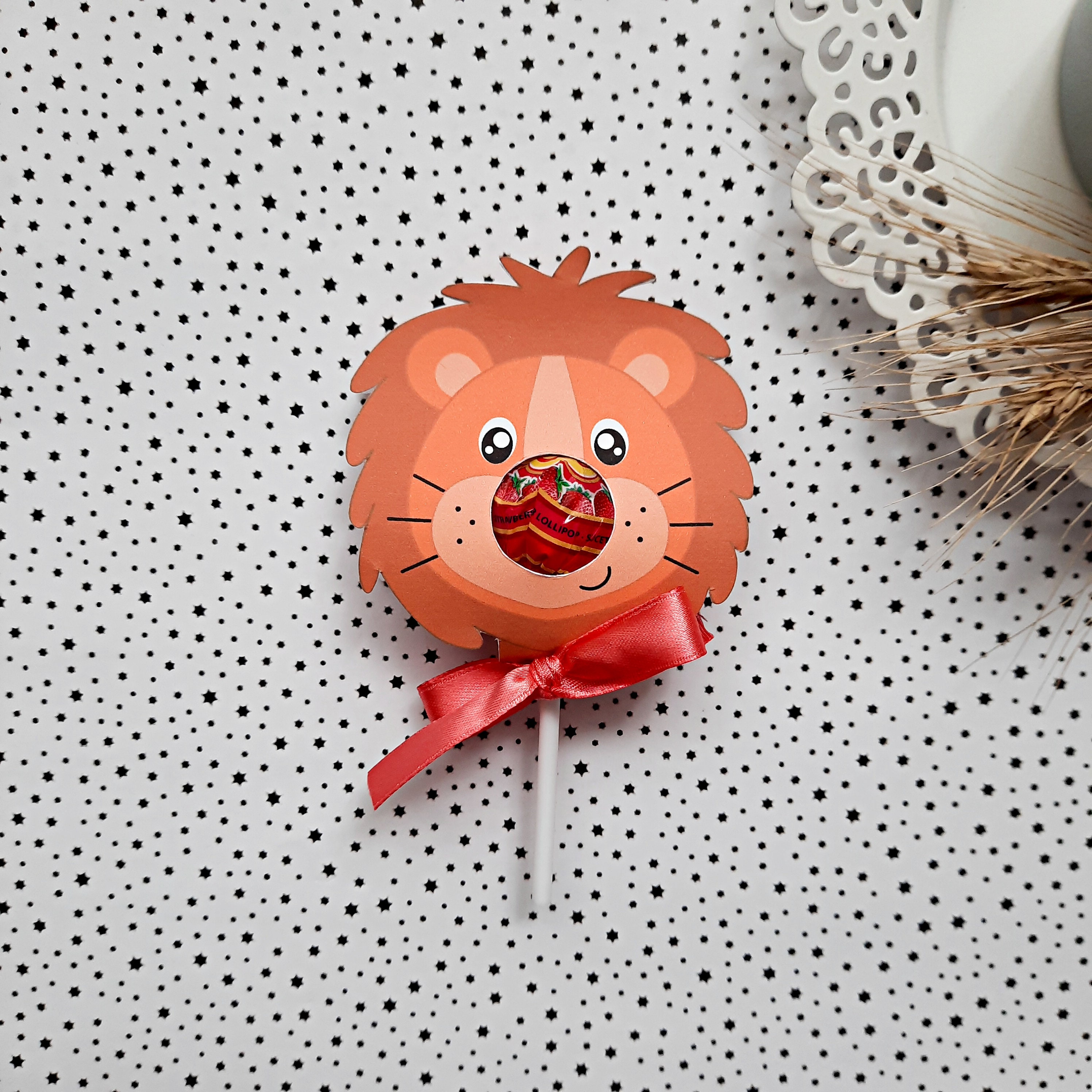 Lion Lollipop Instant Download Lollipop Holderpdf File - Etsy