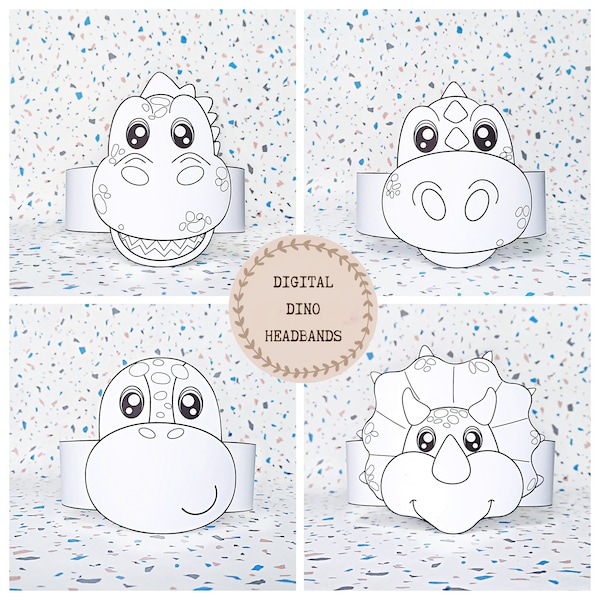 Dinosaur Crown - Etsy