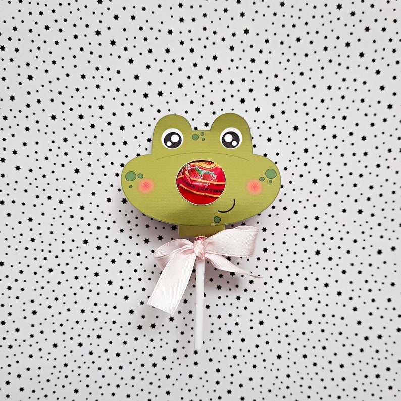 Frog Lollipop Instant Download Lollipop Holderpdf File - Etsy