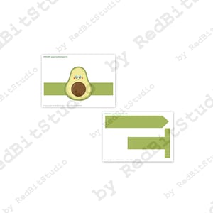 Avocado Paper Crown,fruit Paper Hat for Kids, Instant Download Paper ...