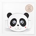 Panda Paper Crown, Animal Paper Hat for Kids, Instant Download Paper ...