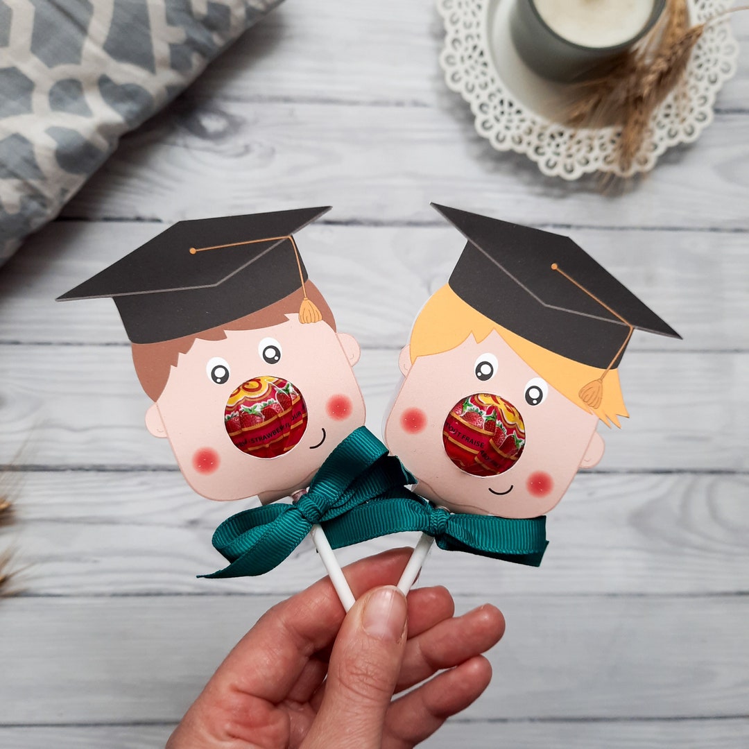 Graduate Boy Lollipop, Instant Download Lollipop Holder,pdf File ...