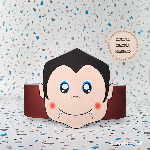 Printable Dracula Mask - Etsy