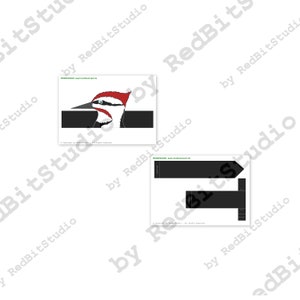 Woodpecker Paper Crown, Bird Paper Hat for Kids, Instant Download Paper ...