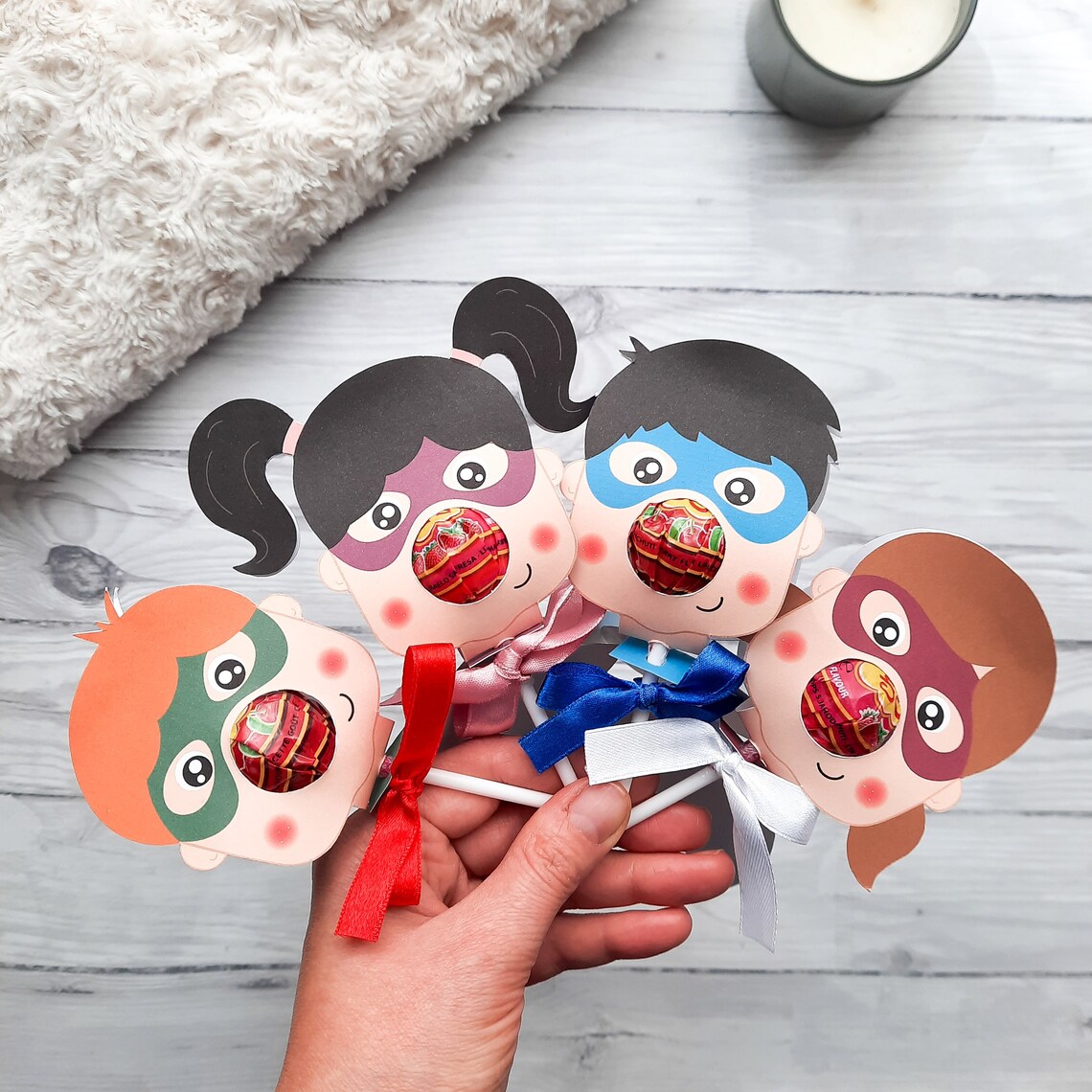 Super Kid Lollipop Instant Download Lollipop Holderpdf File - Etsy