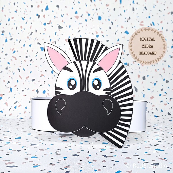 Zebra Mask - Etsy