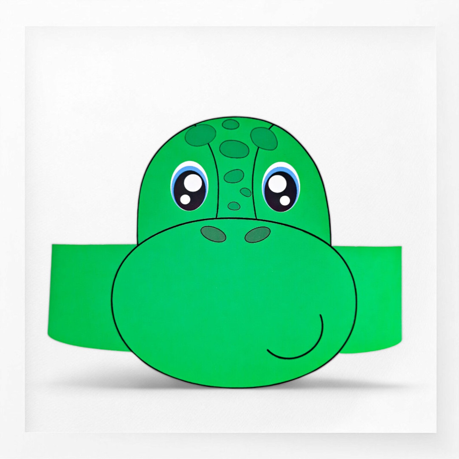 4 Dinosaur Paper Crowns, Dino Paper Hats for Kids, Instant Download ...