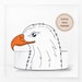 Eagle Paper Crown, Animal Paper Hat for Kids, Instant Download Paper ...