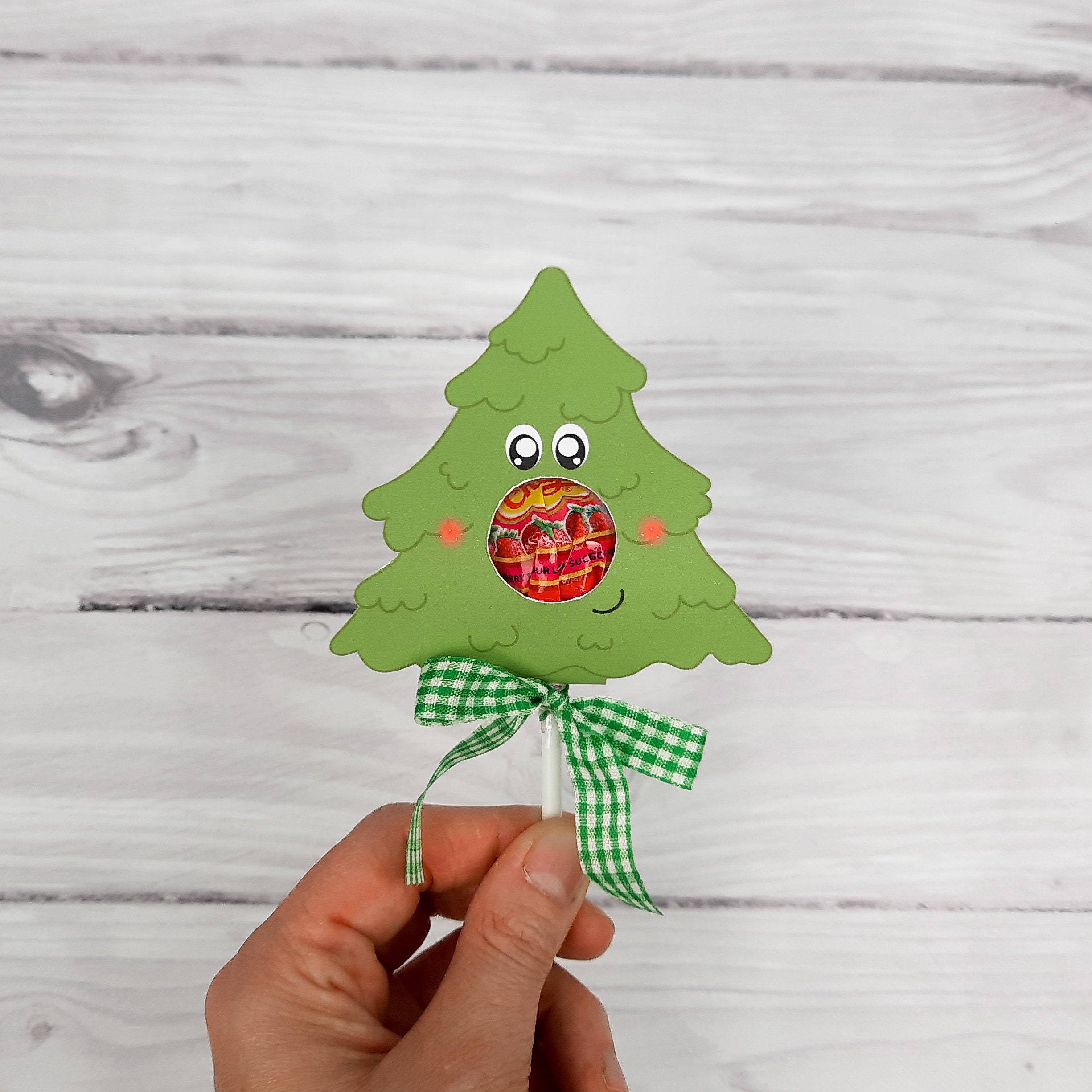 Christmas Tree Lollipop, Instant Download Lollipop Holder,pdf File ...