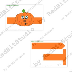 Pumpkin Paper Crown, Halloween Paper Hat for Kids, Instant Download ...